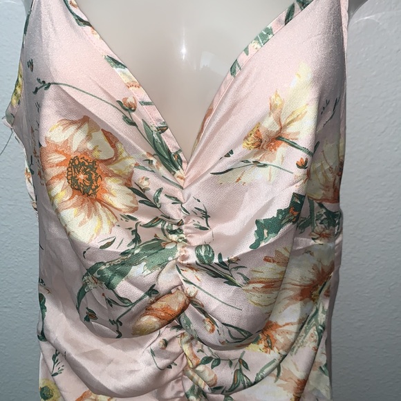 NAANAA | Dresses | Nwt Naanaa Floral Gathered Maxi Dress | Poshmark